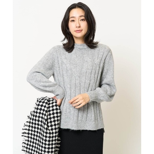 ジョルジュ・レッシュ（ES RECH）/ラメリリーヤーンニットプルオーバー