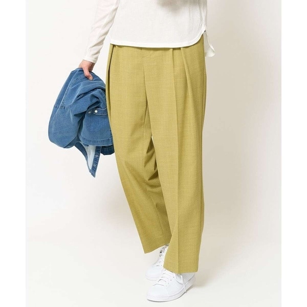 ジョルジュ・レッシュ（ES RECH）/[日本製]インタックコクーンワイドテーパードパンツ