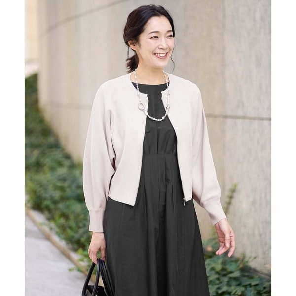 ジョルジュ・レッシュ（ES RECH）/ドルマンニットジップカーディガン