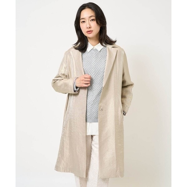 平和屋着物▽石川県指定無形文化財 牛首紬 白山工房 手織り 単衣 葡萄