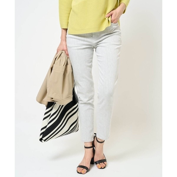 ジョルジュ・レッシュ（ES RECH）/ストレッチスリムホワイトデニムパンツ