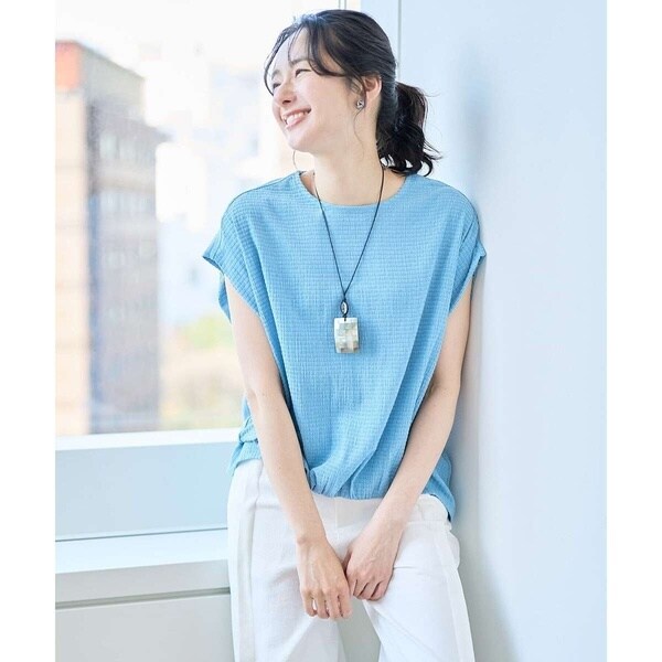 ジョルジュ・レッシュ（ES RECH）/楊柳フレンチスリーブカットソー