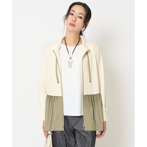 ジョルジュ・レッシュ（ES RECH）/ペプラムポンチ8分袖羽織