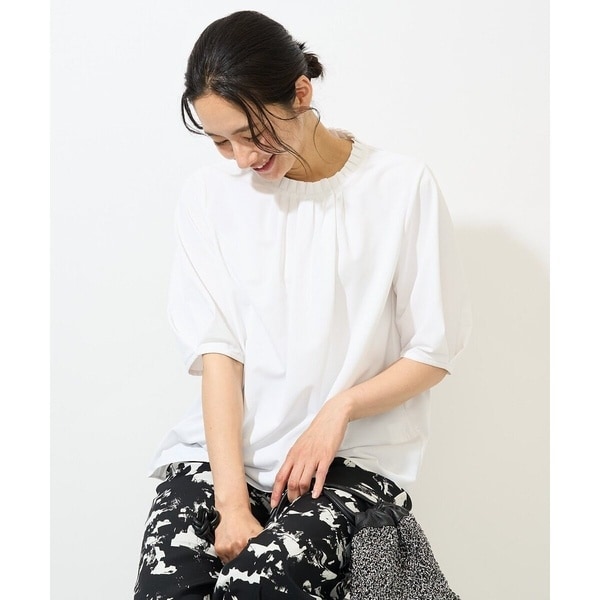 ジョルジュ・レッシュ（ES RECH）/タックフリル襟ブラウソー