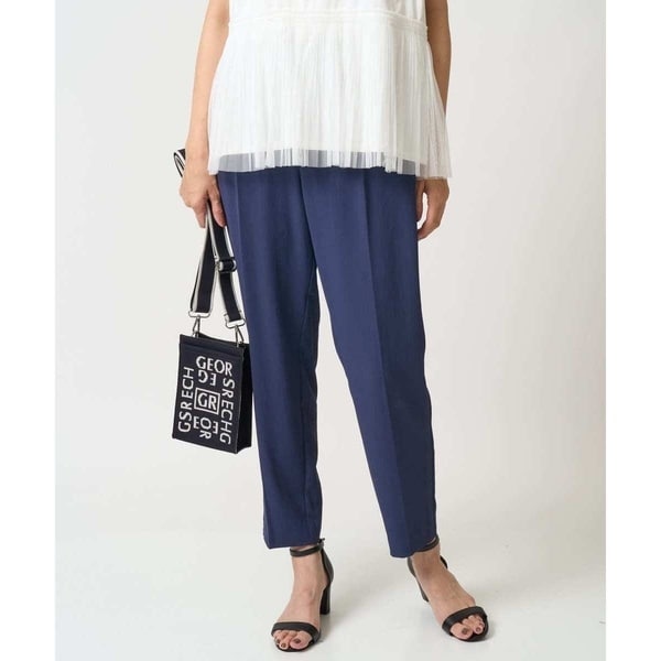 ジョルジュ・レッシュ（ES RECH）/[接触冷感/吸水速乾]ジョーゼットテーパードパンツ