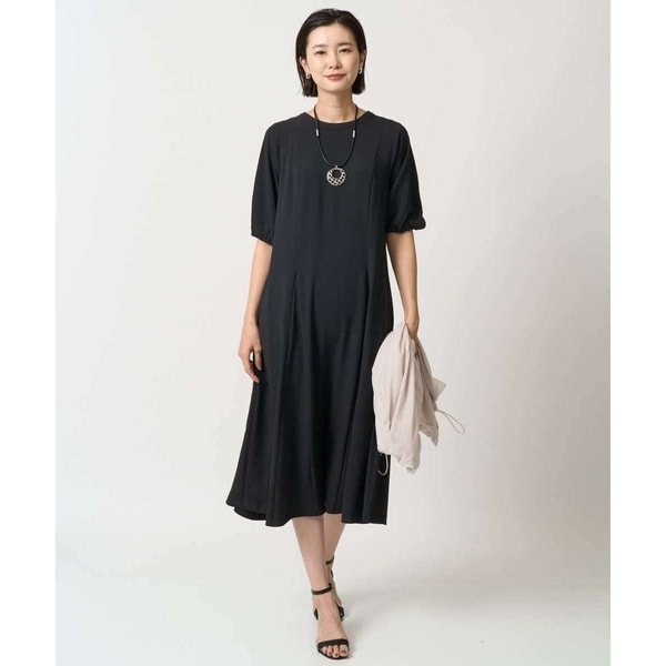 ジョルジュ・レッシュ（ES RECH）/[接触冷感/吸水速乾]ボリュームスリーブフレアワンピース