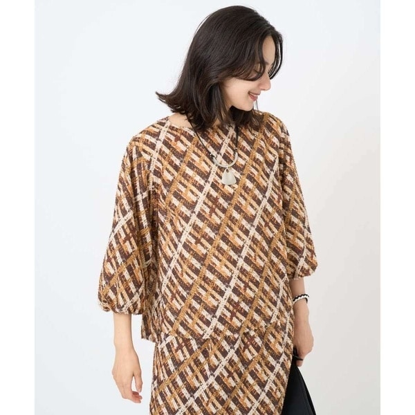 ジョルジュ・レッシュ（ES RECH）/[日本製]フェザーバルーンスリーブブラウス