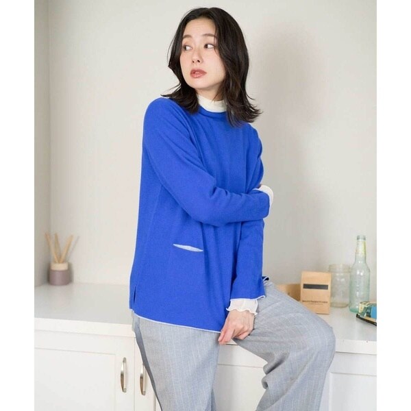 ジョルジュ・レッシュ（ES RECH）/ラムウールモックネックニット