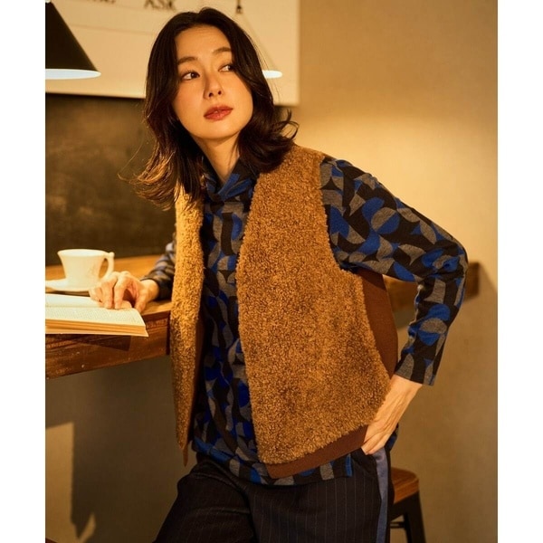 ジョルジュ・レッシュ（ES RECH）/ボアニットコンビベスト