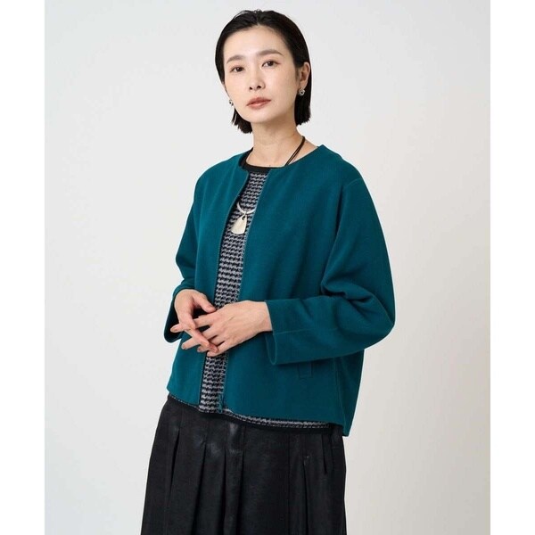 ジョルジュ・レッシュ（ES RECH）/[セットアップ対応]ノーカラージャージージップ羽織