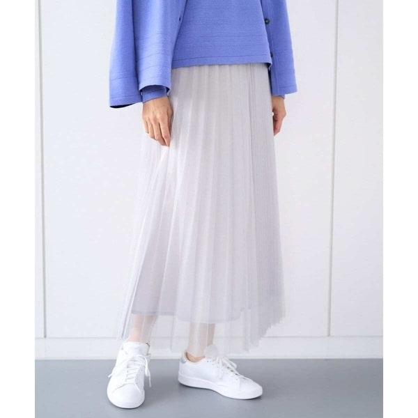 ジョルジュ・レッシュ（ES RECH）/[日本製]アコーディオンシアープリーツスカート