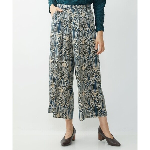 ジャンニ・ロ・ジュディチェ/［洗える・日本製］オリエンタルプリントイージーパンツ