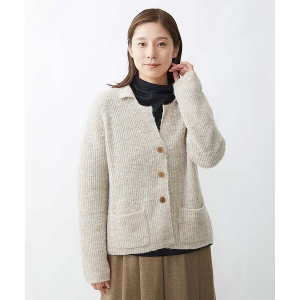 ジャンニ・ロ・ジュディチェ（GIANNI LO GIUDICE）/ミックスループニットジャケット