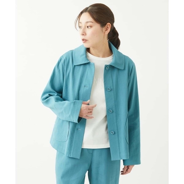 ジャンニ・ロ・ジュディチェ（GIANNI LO GIUDICE）/[洗える]コットンナイロンハードピケジャケット