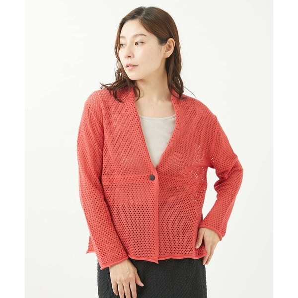 ジャンニ・ロ・ジュディチェ（GIANNI LO GIUDICE）/[洗える]メッシュニットカーディガン