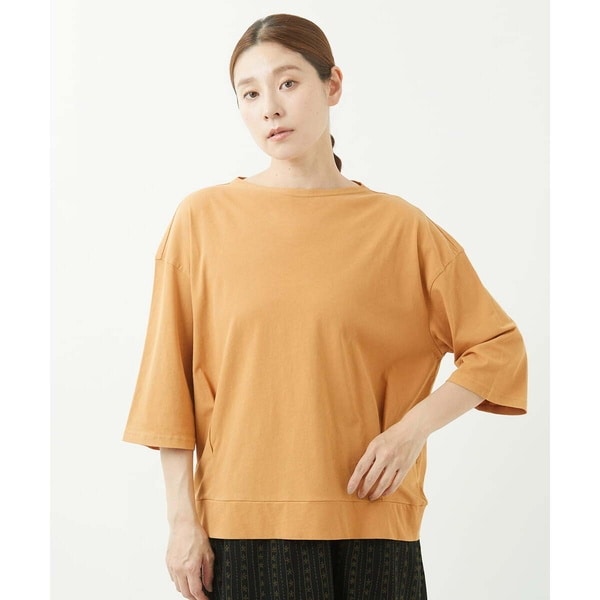 ジャンニ・ロ・ジュディチェ（GIANNI LO GIUDICE）/[洗える]強撚コットンタックカットソー