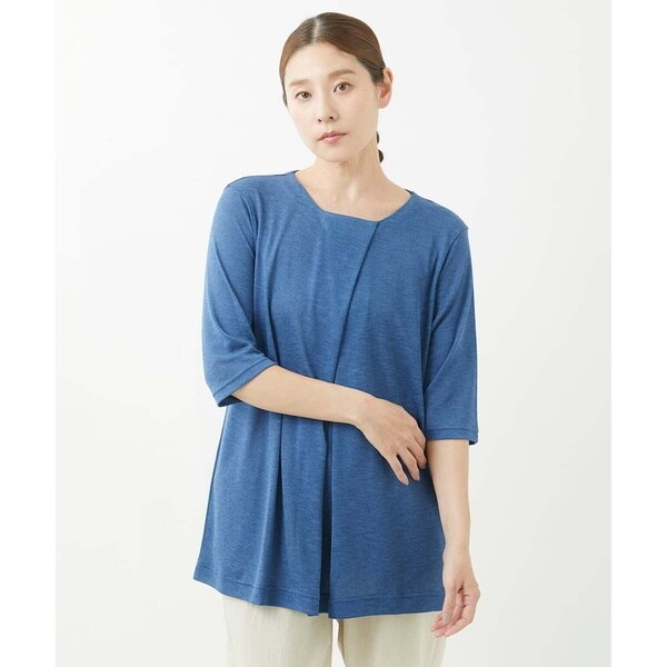 ジャンニ・ロ・ジュディチェ（GIANNI LO GIUDICE）/[洗える・日本製]アイアス天竺チュニックカットソー