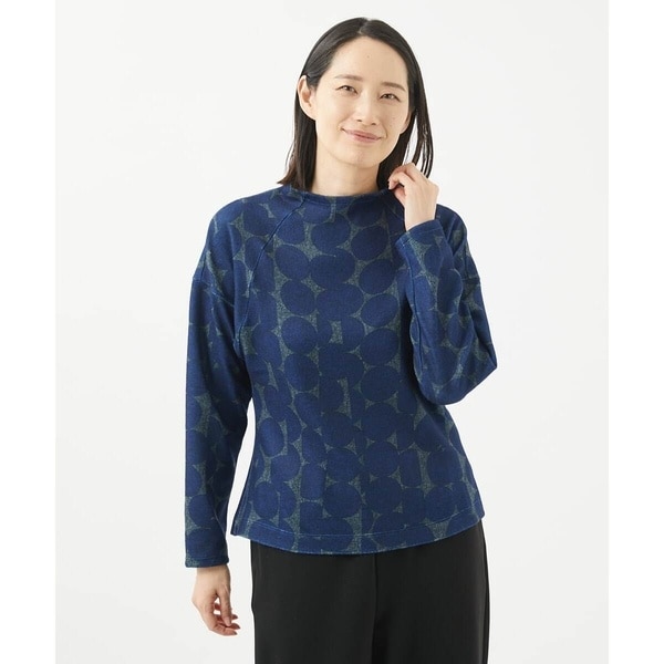 ジャンニ・ロ・ジュディチェ（GIANNI LO GIUDICE）/[洗える・日本製]デニムドットプリントカットソー