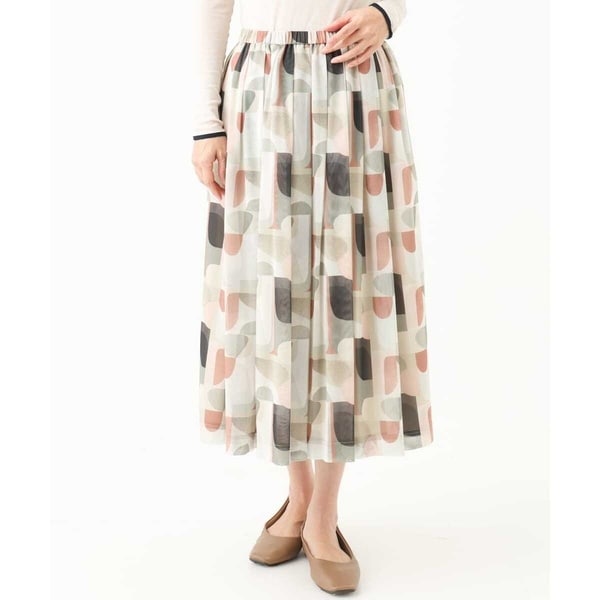 ジャンニ・ロ・ジュディチェ（GIANNI LO GIUDICE）/[洗える・日本製]サモーラチュールプリントスカート