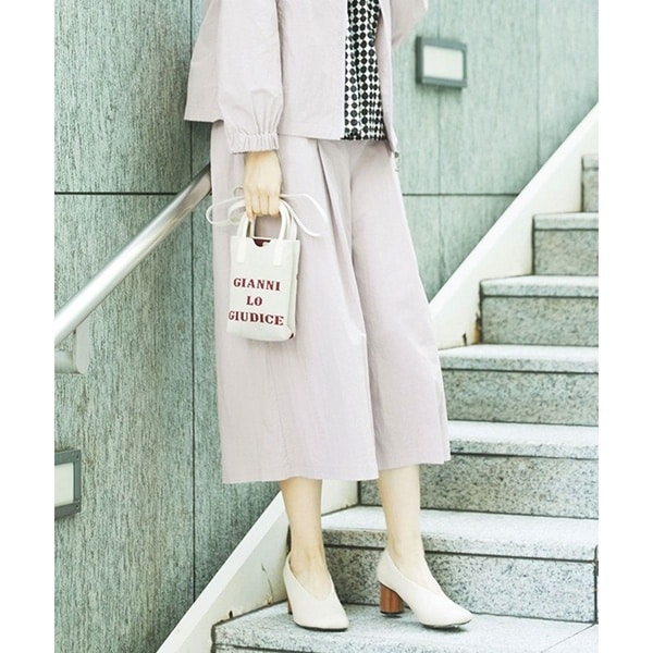 ジャンニ・ロ・ジュディチェ（GIANNI LO GIUDICE）/[洗える]ナイロンワッシャータックパンツ