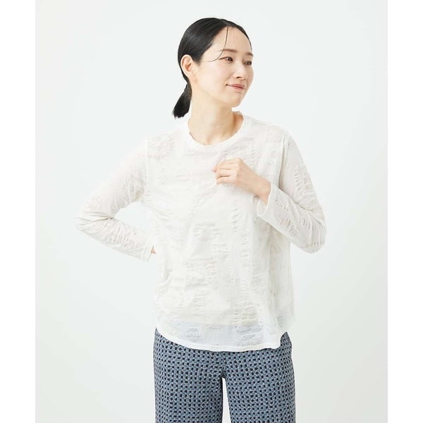 ジャンニ・ロ・ジュディチェ（GIANNI LO GIUDICE）/[洗える・日本製]ドットリップルプリントカットソー