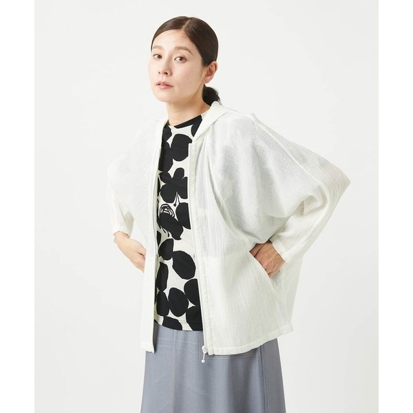 ジャンニ・ロ・ジュディチェ（GIANNI LO GIUDICE）/[洗える]コットン楊柳ラグランスリーブフーディー