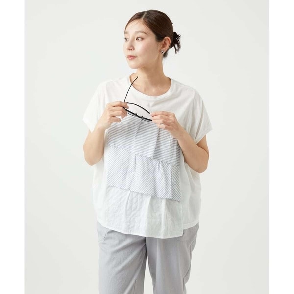 ジャンニ・ロ・ジュディチェ（GIANNI LO GIUDICE）/[洗える]コットンヘンプ天竺カットソー