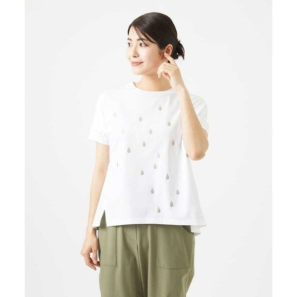 ジャンニ・ロ・ジュディチェ（GIANNI LO GIUDICE）/[洗える]コットン天竺しずくプリントカットソープルオーバー