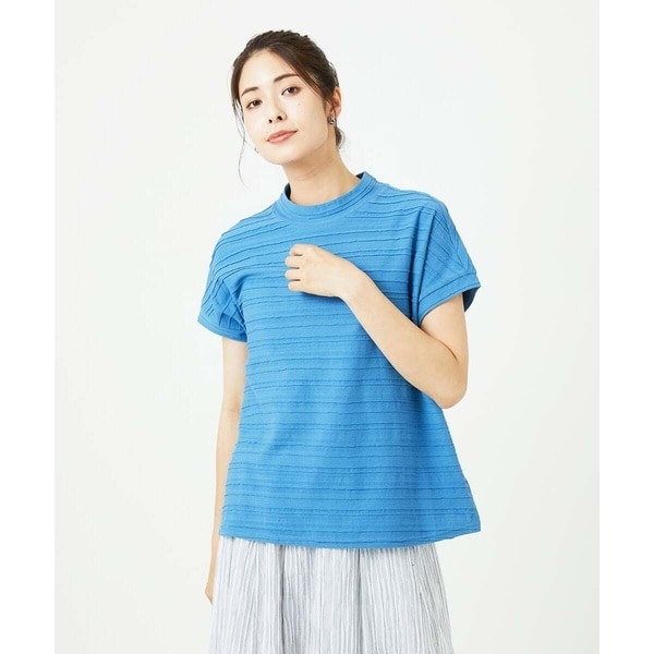 ジャンニ・ロ・ジュディチェ（GIANNI LO GIUDICE）/[洗える]タックボーダージャガードカットソー