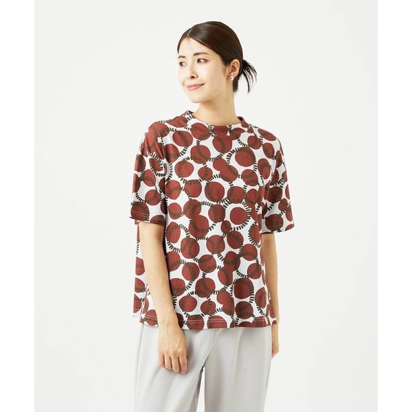 ジャンニ・ロ・ジュディチェ（GIANNI LO GIUDICE）/[接触冷感・洗える・日本製]ドットサークルプリントカットソー