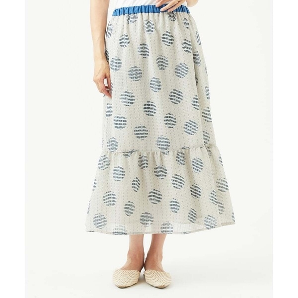 ジャンニ・ロ・ジュディチェ（GIANNI LO GIUDICE）/[洗える・日本製]サッカードットプリントスカート