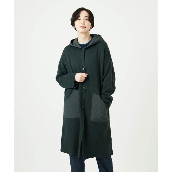 ジャンニ・ロ・ジュディチェ（GIANNI LO GIUDICE）/[洗える]キルトドッキングニットコーディガン