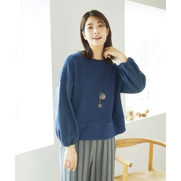 ジャンニ・ロ・ジュディチェ（GIANNI LO GIUDICE）/[洗える]コットンスラブインレーカットソー