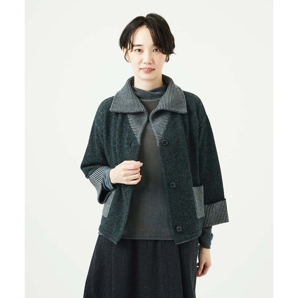 ジャンニ・ロ・ジュディチェ（GIANNI LO GIUDICE）/エキストラファインメリノ ウールニットジャケット