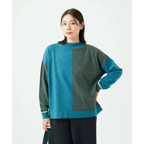 ジャンニ・ロ・ジュディチェ（GIANNI LO GIUDICE）/バイカラーニット