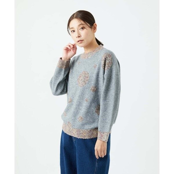 ジャンニ・ロ・ジュディチェ（GIANNI LO GIUDICE）/[洗える]ドットインターシャニット