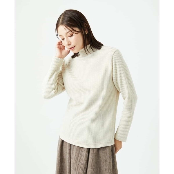 ジャンニ・ロ・ジュディチェ（GIANNI LO GIUDICE）/[洗える・日本製]インターアクションウォームリブカットソー