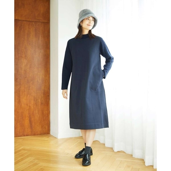 【NEW】ジャンニ・ロ・ジュディチェ（GIANNI LO GIUDICE）/[洗える]ＭＥＥＴダンボールニットワンピース