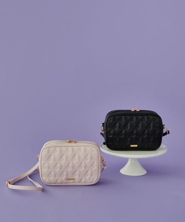 メゾン ド フルール（Maison de FLEUR）/リボンキルティングスクエアポシェット