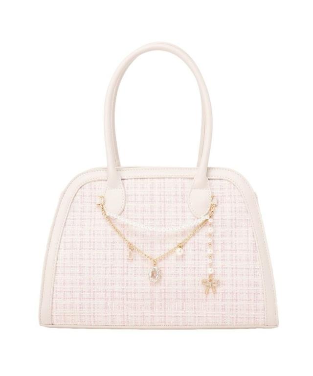 メゾン ド フルール（Maison de FLEUR）/チャーム付きツイード2Wayバッグ