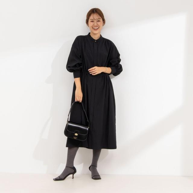 ノーリーズ（NOLLEY'S）/ウォッシャブルヴィンテージツイルワンピース