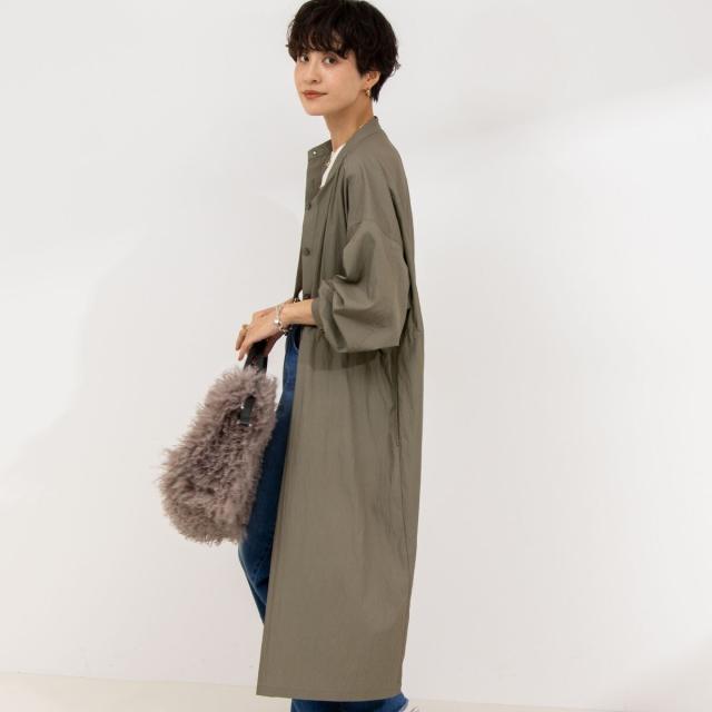 ノーリーズ（NOLLEY'S）/ウォッシャブルヴィンテージツイルワンピース