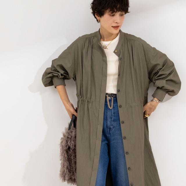 ノーリーズ（NOLLEY'S）/ウォッシャブルヴィンテージツイルワンピース