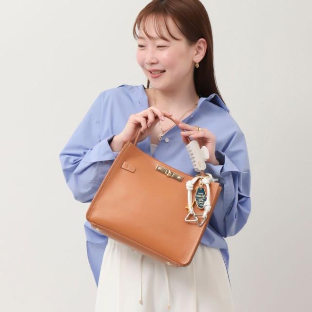 ノーリーズ（NOLLEY’S）/ひねり金具付きワンハンドルバッグ【WEB STAFF守屋☆別注アイテム】