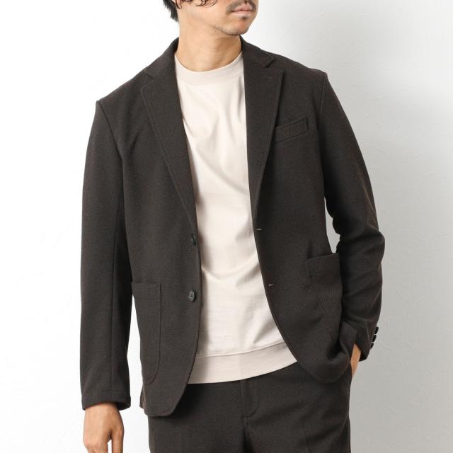 ノーリーズ（NOLLEY’S）/《ビジカジ/セットアップ対応》【尾州】先染めハニカムイージーJK 25AW