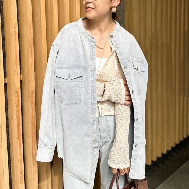 ノーリーズ（NOLLEY’S）/【RM denim】硫化染コーデュロイシャツジャケット