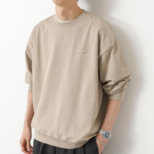 ノーリーズ（NOLLEY’S）/度詰め引き揃え天竺 クラフトクジラ ワンポイントロンT 25AW