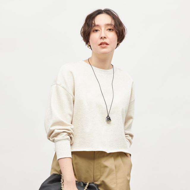 ノーリーズ（NOLLEY’S）/ショート丈裏毛スウェット