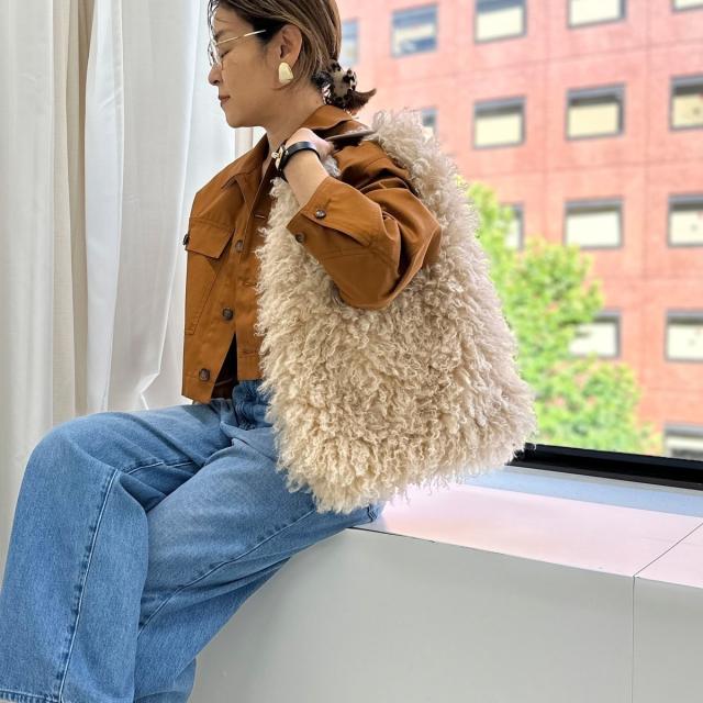 リエミラー（Rie Miller）/【PR林☆別注】チベットラムフェイクファーバッグ