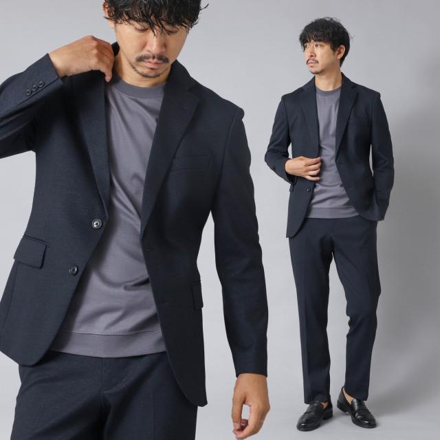 ノーリーズ グッドマン（NOLLEY’S goodman）/【ACTIVE SECT】《セットアップ》ポンチプリントスーツ ジャケット&パンツ 25AW